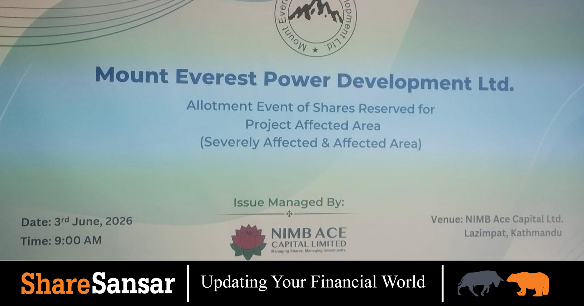 Mount Everest Power Development Limited Concludes IPO Allotment for ...