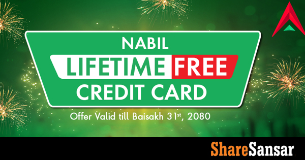 Nabil launches lifetime free credit card for the first time ...