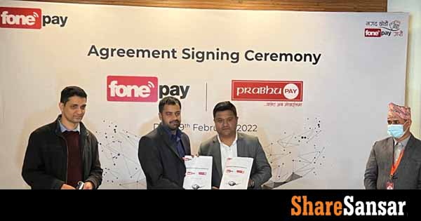Fonepay inks agreement with Prabhu Pay; collaboration between 2 digital ...