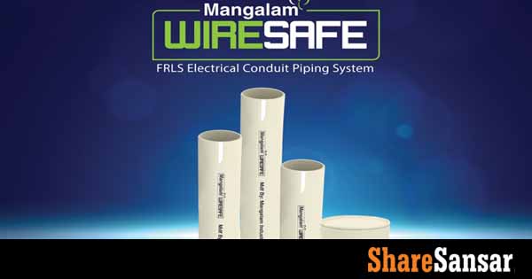 Mangalam Pipes launching new Mangalam Wiresafe; new safe and durable ...