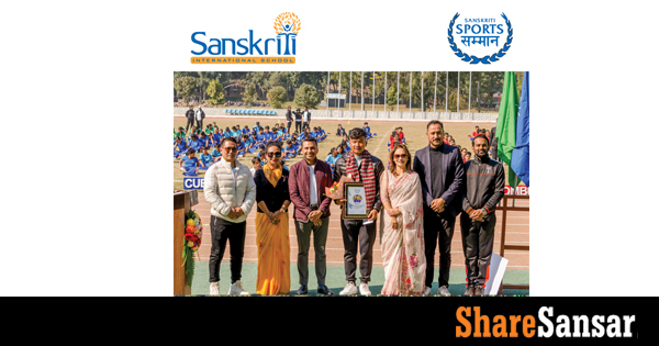 National Cricket icon Kushal Malla receives “Sanskriti Sports Samman ...