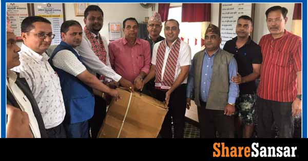 Garima Bikas Bank makes CSR contributions; hands over dustbins at ...