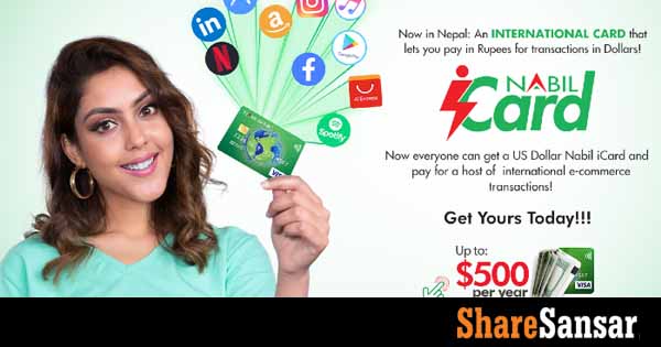Nabil Bank launches US Dollar “Nabil iCard”; Now customers can pay in ...
