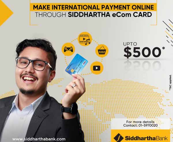 Siddhartha Bank launches Dollar Card for Nepalese customers; to enable ...