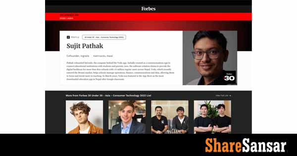 Forbes magazine features Ingrails [VedaApp] cofounder Sujit Pathak ...