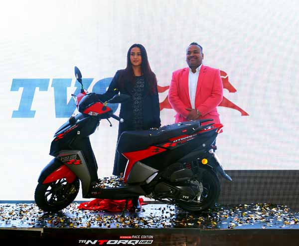 TVS Motor Company launches TVS NTORQ 125 Race Edition in Nepal ...