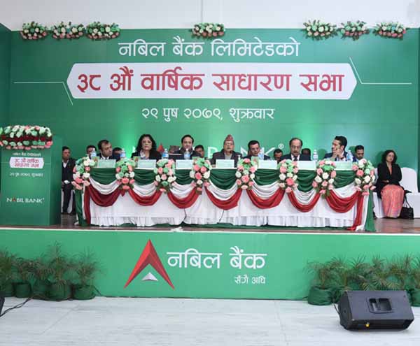 Nabil Bank convenes its 38th AGM; endorses proposal of 30% dividend ...