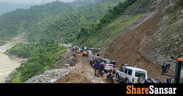 Karnali Corridor Reopens for One-Way Traffic After Landslides ...