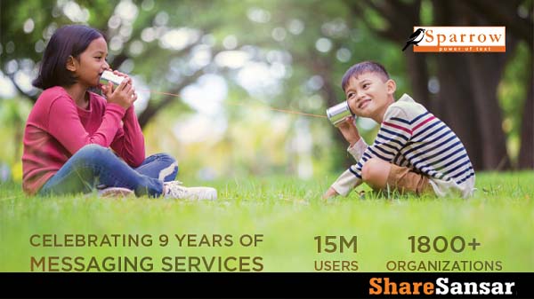 Sparrow SMS Marks Ninth Anniversary With 15 Million Users; Providing ...