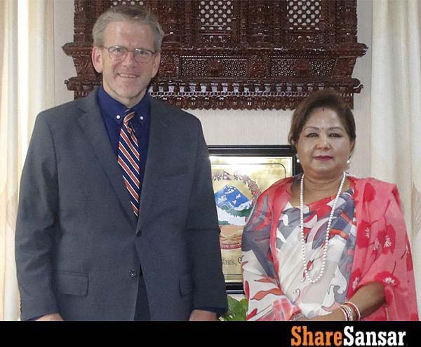 US Ambassador Dean R Thompson Pays Courtesy Call on Foreign Minister Dr ...
