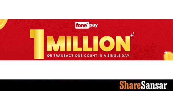 Fonepay Sets Record with Over 1 Million QR Transactions in a Single Day ...