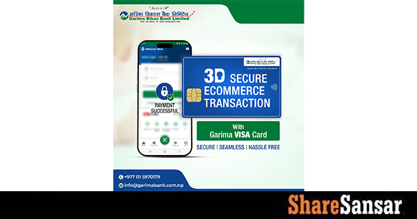 Garima Bikas Bank Launches 3D Secure E-Commerce Service for Enhanced ...