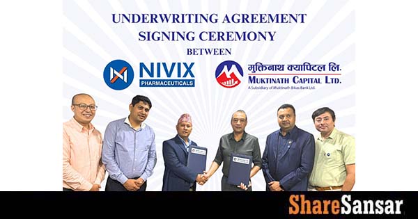 Nivix Pharmaceuticals Signs IPO Agreement with Muktinath Capital ...