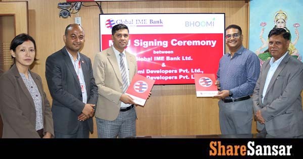 Global IME Bank Partners with Bhoomi Developers and Pacific Developers ...