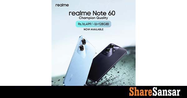realme Note 60 & Note 60X Launched in Nepal with Durable Design & Long ...