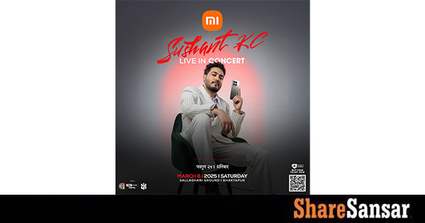 Xiaomi Becomes Title Sponsor for "Sushant KC LIVE IN CONCERT ...