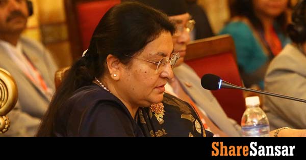 President Bidya Devi Bhandari introduces two Ordinances on the ...