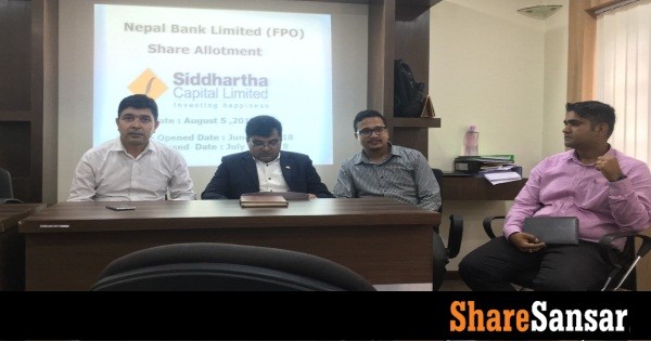 Allotment of Nepal Bank’s FPO concludes; Allotment made to all the ...
